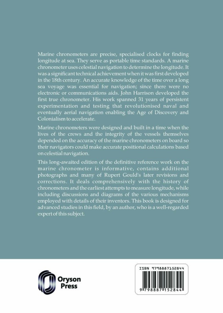 Marine Chronometer – Oryson Press