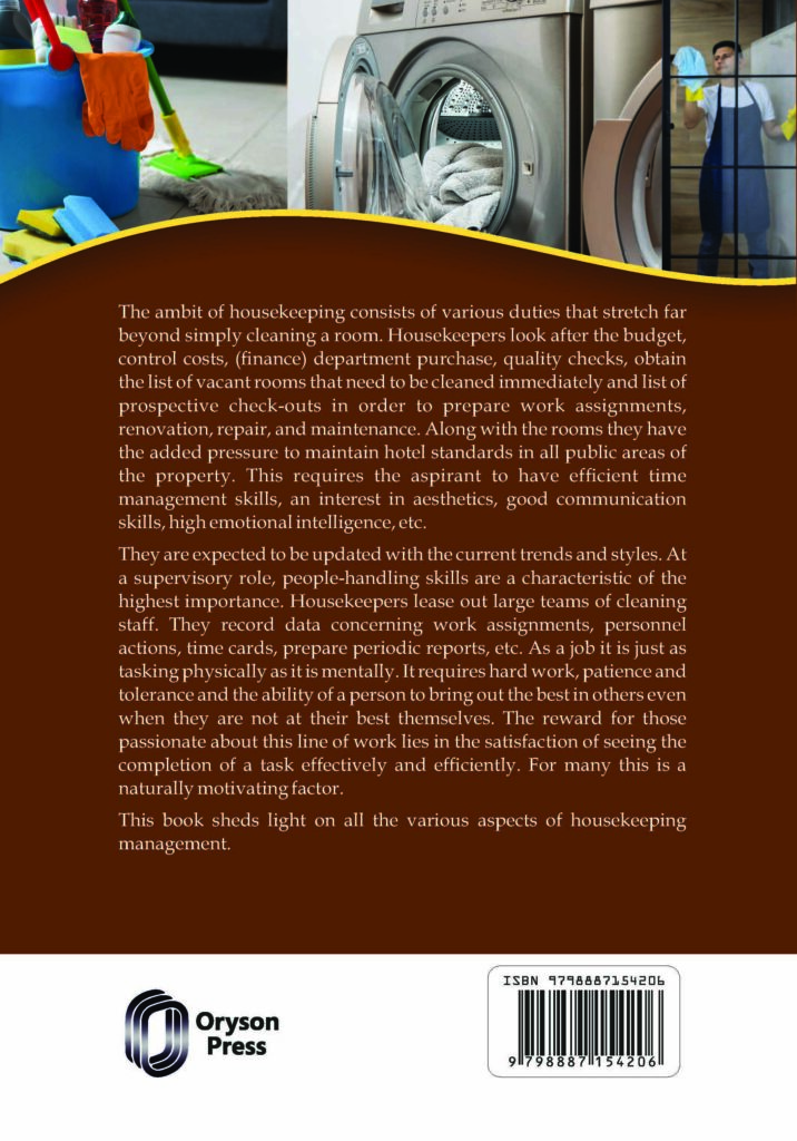 Housekeeping Management – Oryson Press